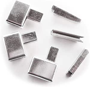 Amazon.com: 6pcs #15 Down Jacket Metal Zipper Retainer Box & Zipper ...