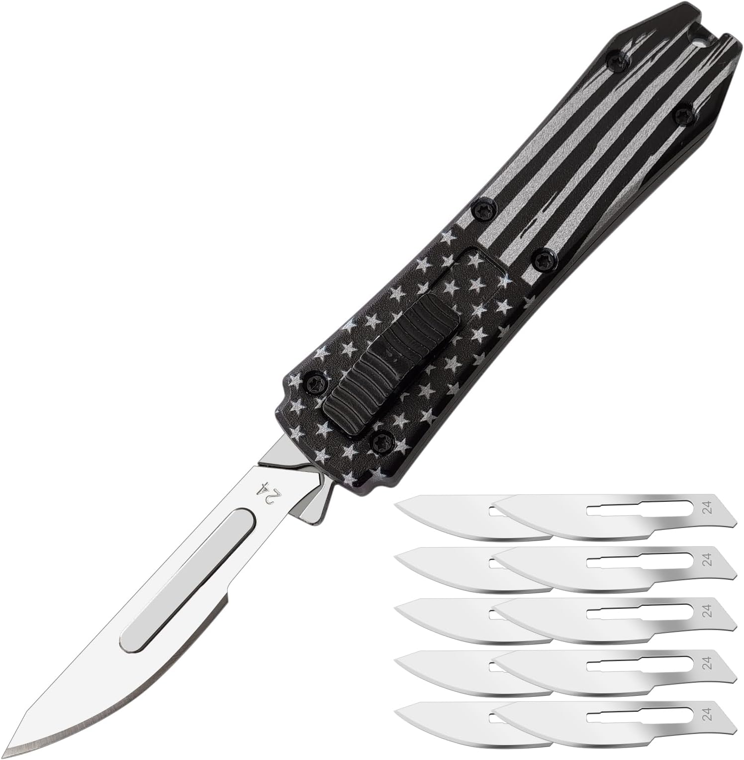 Amazon.com: Tops Home Folding Scalpel, Razor Sharp Surgical Knife, EDC ...