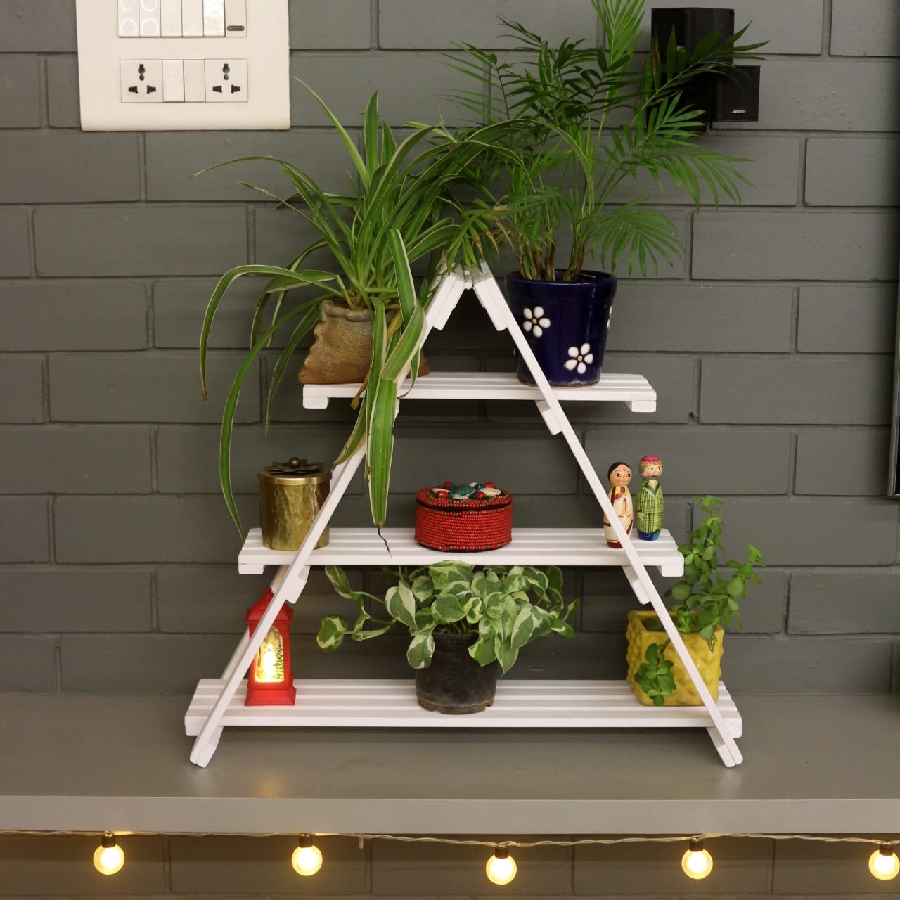 BARISH Home DECOR'S - Foldable Triangular Stand - Foldable Stand Alone ...