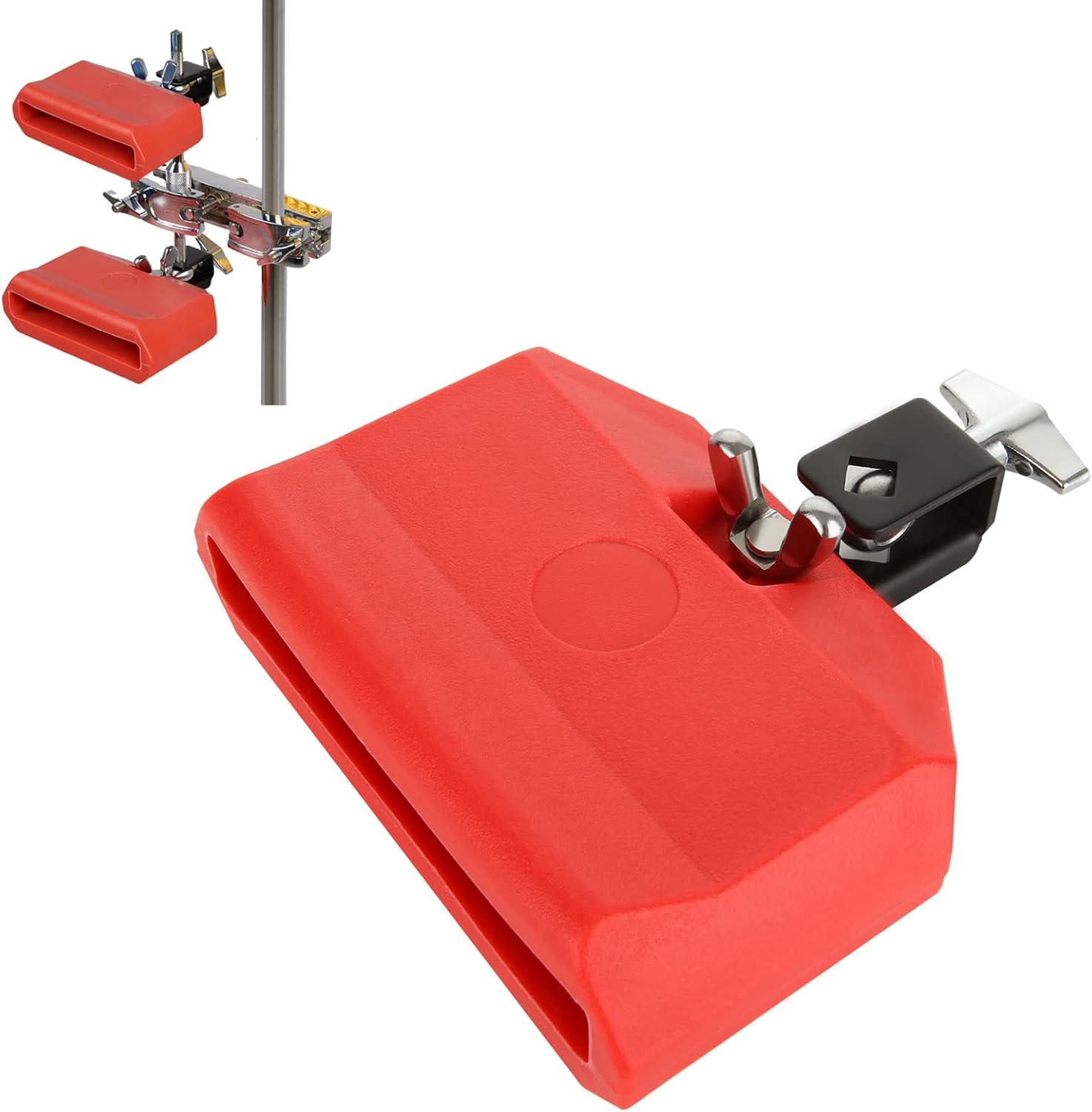 Amazon.com: Jam Block, Plastic Timbales Instrument Red Latin Percussion ...