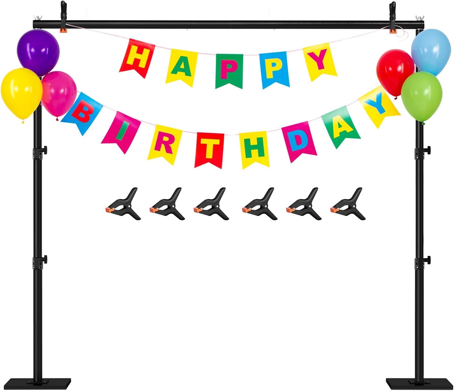 Amazon.com : Fotoumgl 10x10ft Heavy Duty Backdrop Stand, Adjustable ...