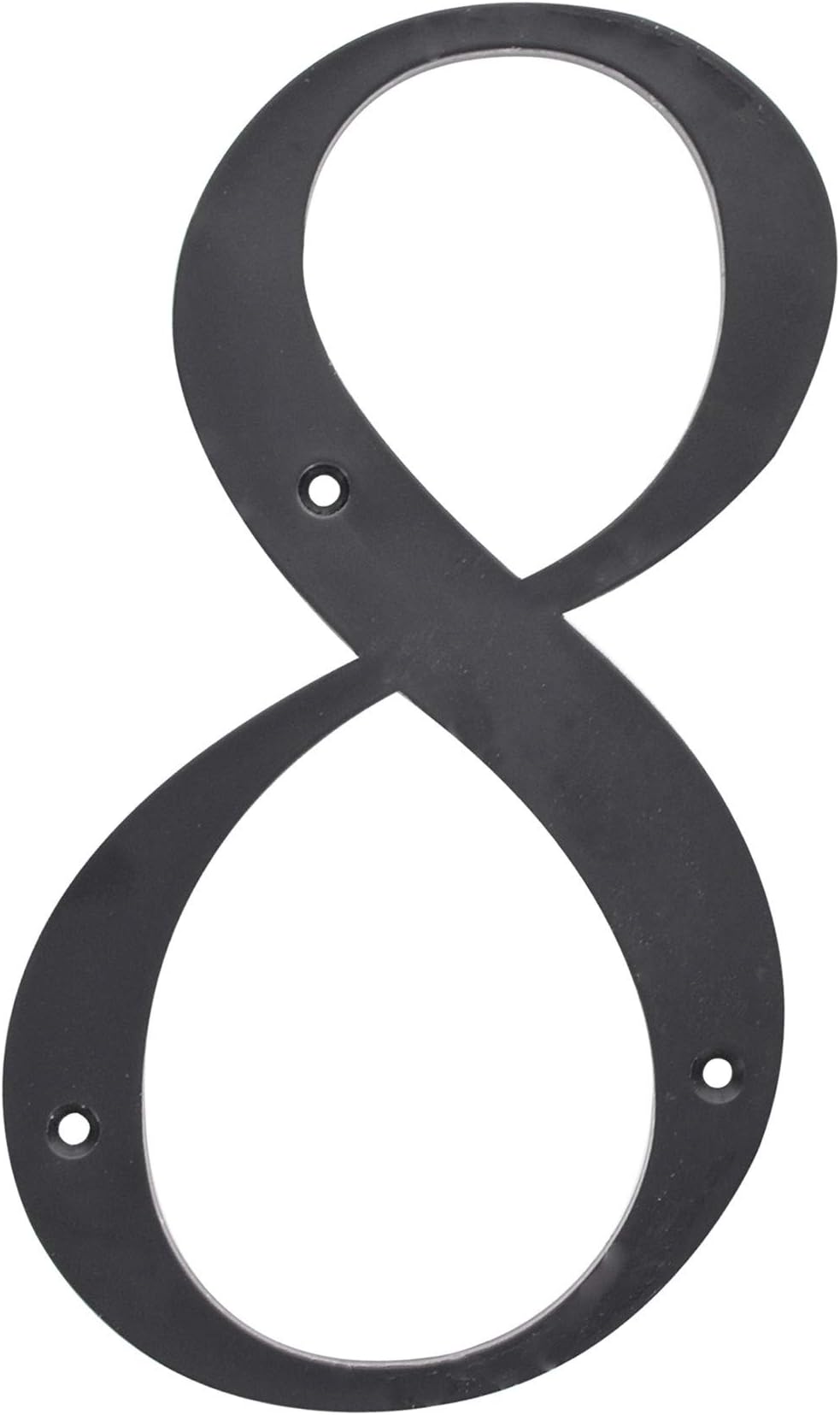 Amazon.com: Hillman 847382, 6-Inch Black House Number 8, Nail Plastic ...