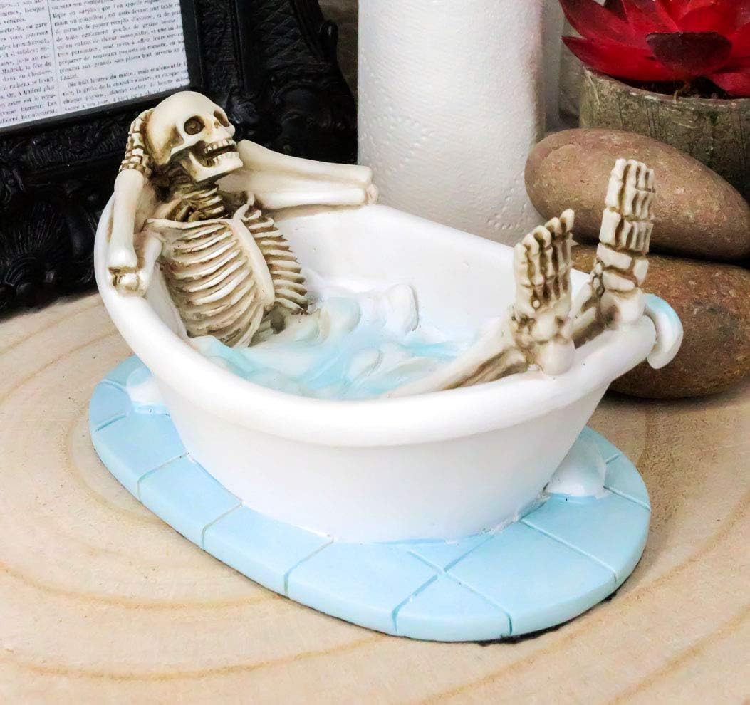 Home Décor Products Ebros Eternal Afterlife Relaxed Skeleton Soaking in ...