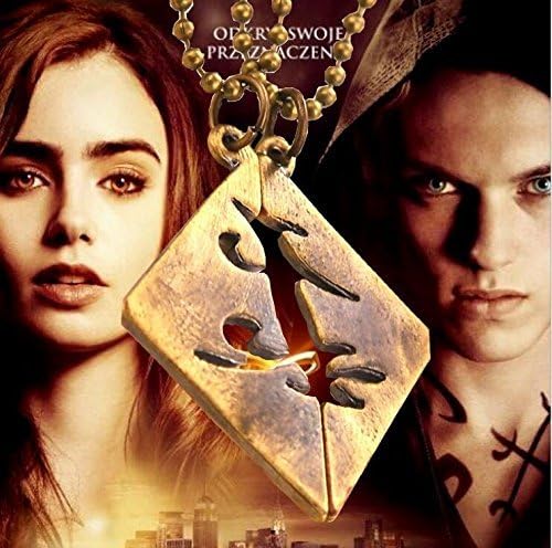 Amazon.com: Set of TWO Parabatai Rune Pendant Necklaces Shadowhunters ...
