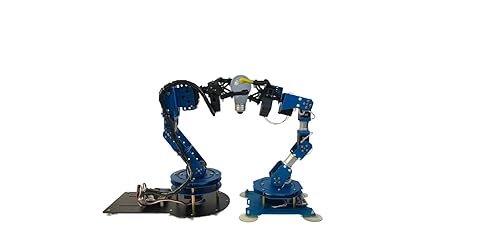 Amazon.com: Robotic Arm Kit 6DOF Programming Robot Arm with 5 Servo, Handle, Mechanical Claw and ...