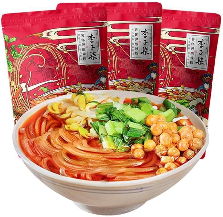 Amazon.co.jp: 李子柒酸辣粉252g/袋 重庆红薯粉 春雨 辛くて酸っぱい麺、チョンチンの本格的なスナック、インスタント麺、辛くて酸っぱい麺、麻辣米粉米线 粉丝 中華食材 酸辣湯麺 ...
