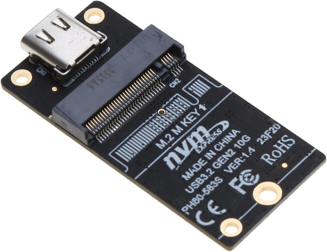 Amazon.com: TYPE-C To M2 Adapter M2 NVMe SSD Enclosure Adapter M.2 M ...