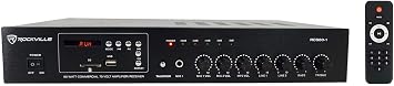 Amazon.com: Rockville RCS80-1 60 Watt 70V/100V Commercial Amplifier ...