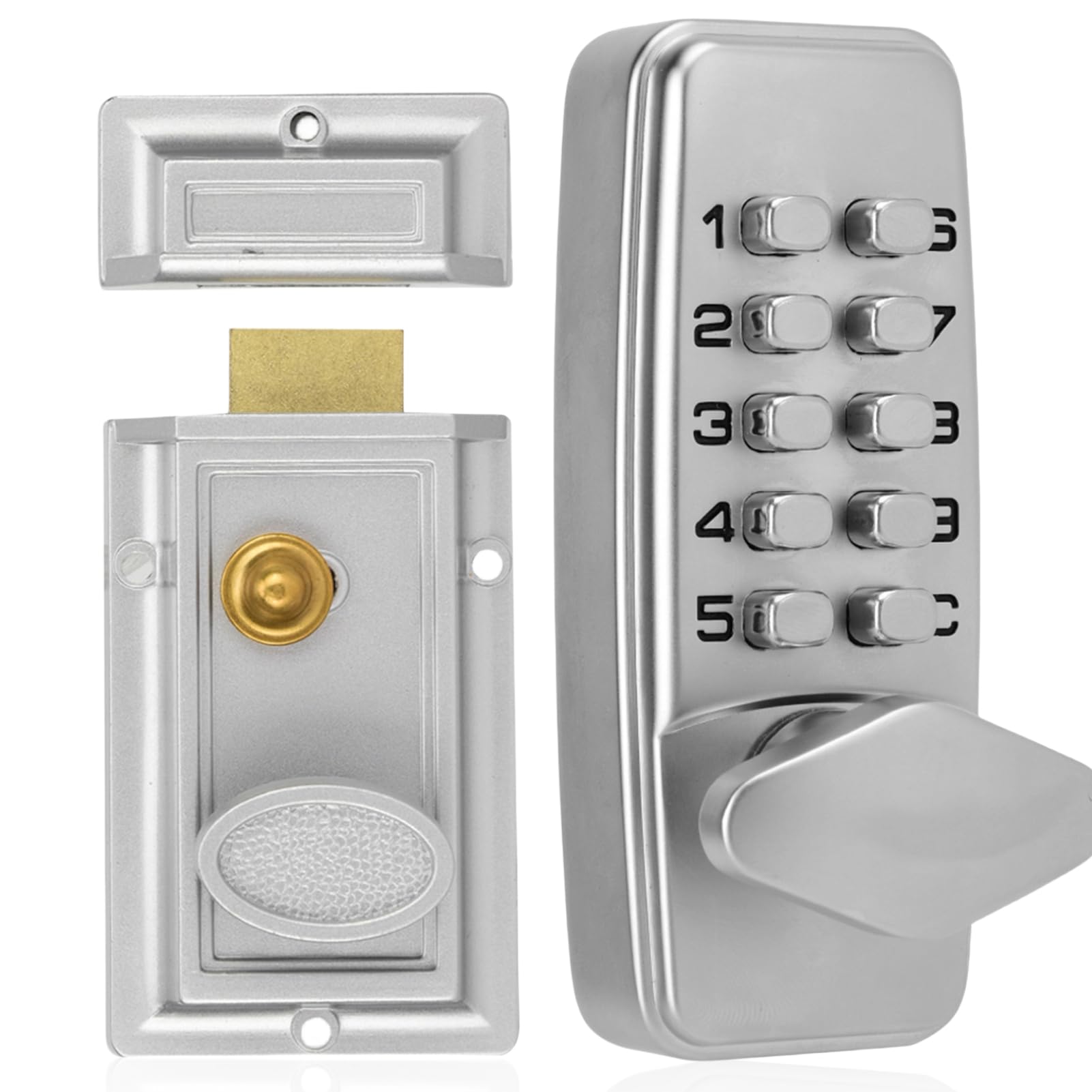 2-4 Digits MiNi Mechanical Lock - Cabinet Indoor Outdoor Door Password ...