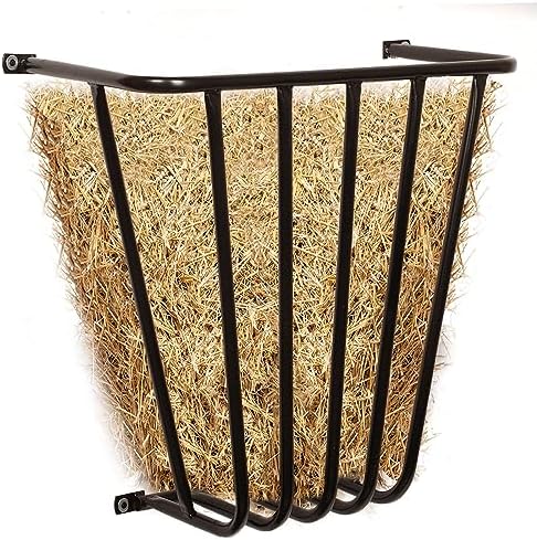 Amazon.com: Nisorpa Wall Mounted Hay Feeder for Horses,23 Gallons Metal ...