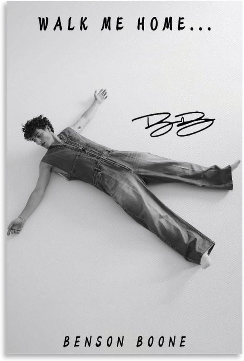 BNJYOPL Benson Boone Walk Me Home... Album Cover Personalized Art ...