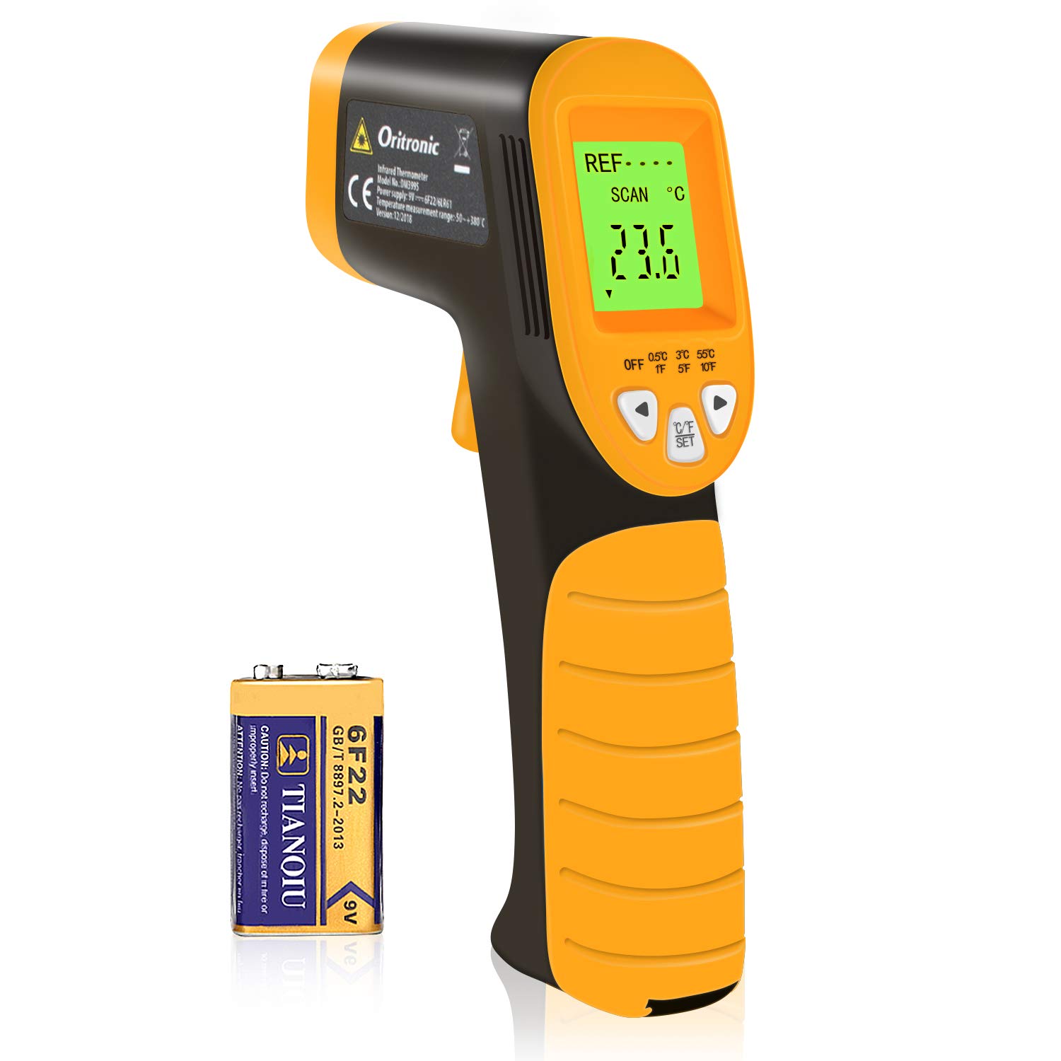 Buy Digital Laser IR Infrared Thermometer,-50°C~380°C(-58°F~716°F),Non ...