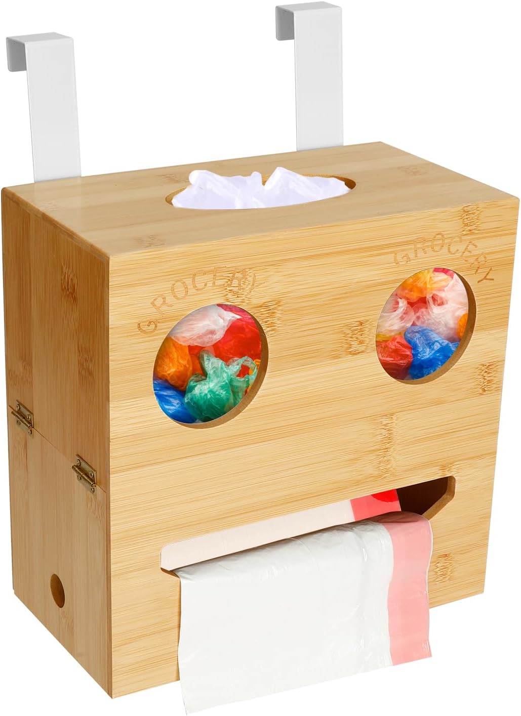 Amazon.com: Acrylic Trash Bag Holder Dispenser: Large Trash Bag ...