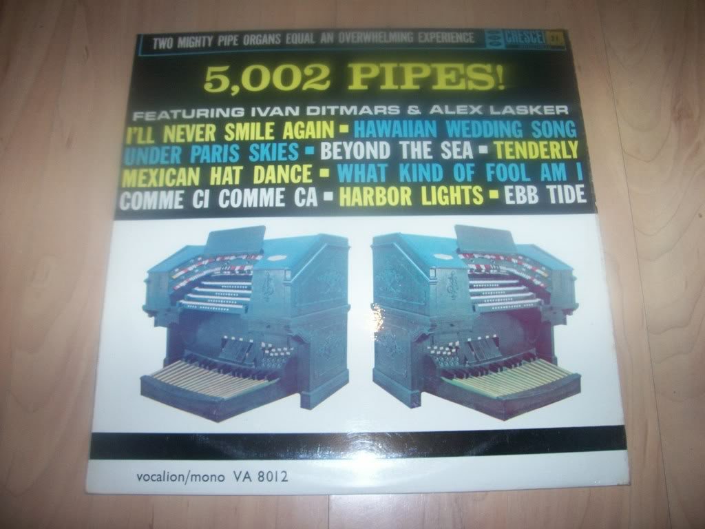 Amazon.com: IVAN DITMARS / ALEX LASKER 5002 Pipes UK LP 1963: CDs & Vinyl