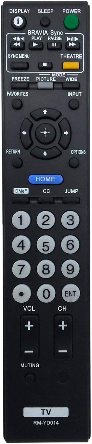 Amazon.com: RM-YD014 RMYD014 Remote Control fit for Sony Bravia LCD TV ...