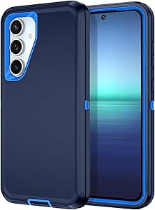 Amazon.com: I-HONVA for Samsung Galaxy S24 FE 5G Case Shockproof Dust/Drop Proof 3-Layer Full ...