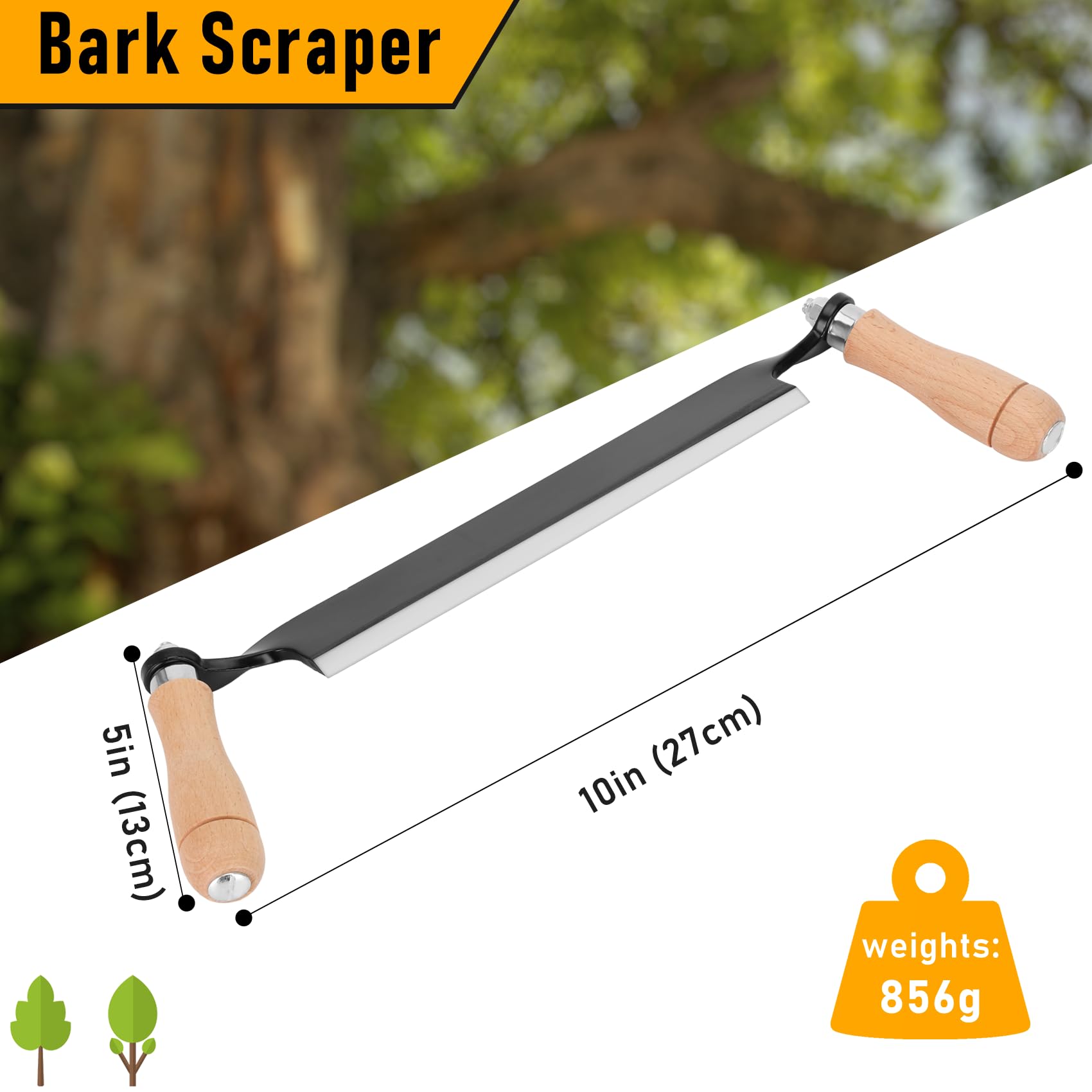 Snapklik.com : 10 Draw Knife,Draw Knife Debarking Tool,Curved Draw ...