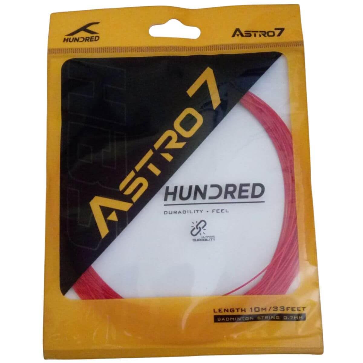 Buy HUNDRED Astro 7 Badminton String (Formula 1 RED) Online at Low ...