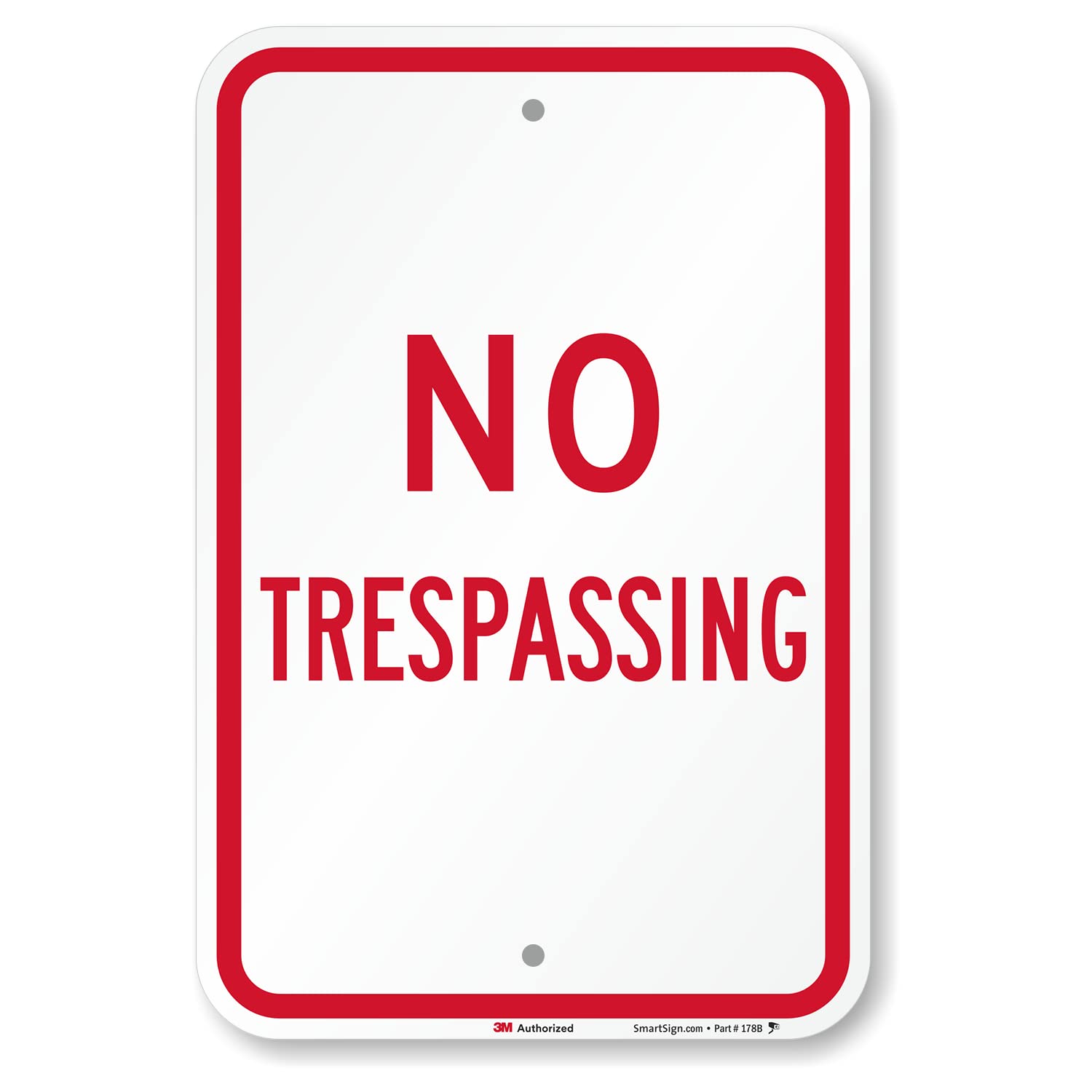 Blank Prohibited Sign