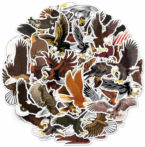 Amazon.com: Eagle Stickers for Water Bottle,Waterproof Vinyl 50pcs ...