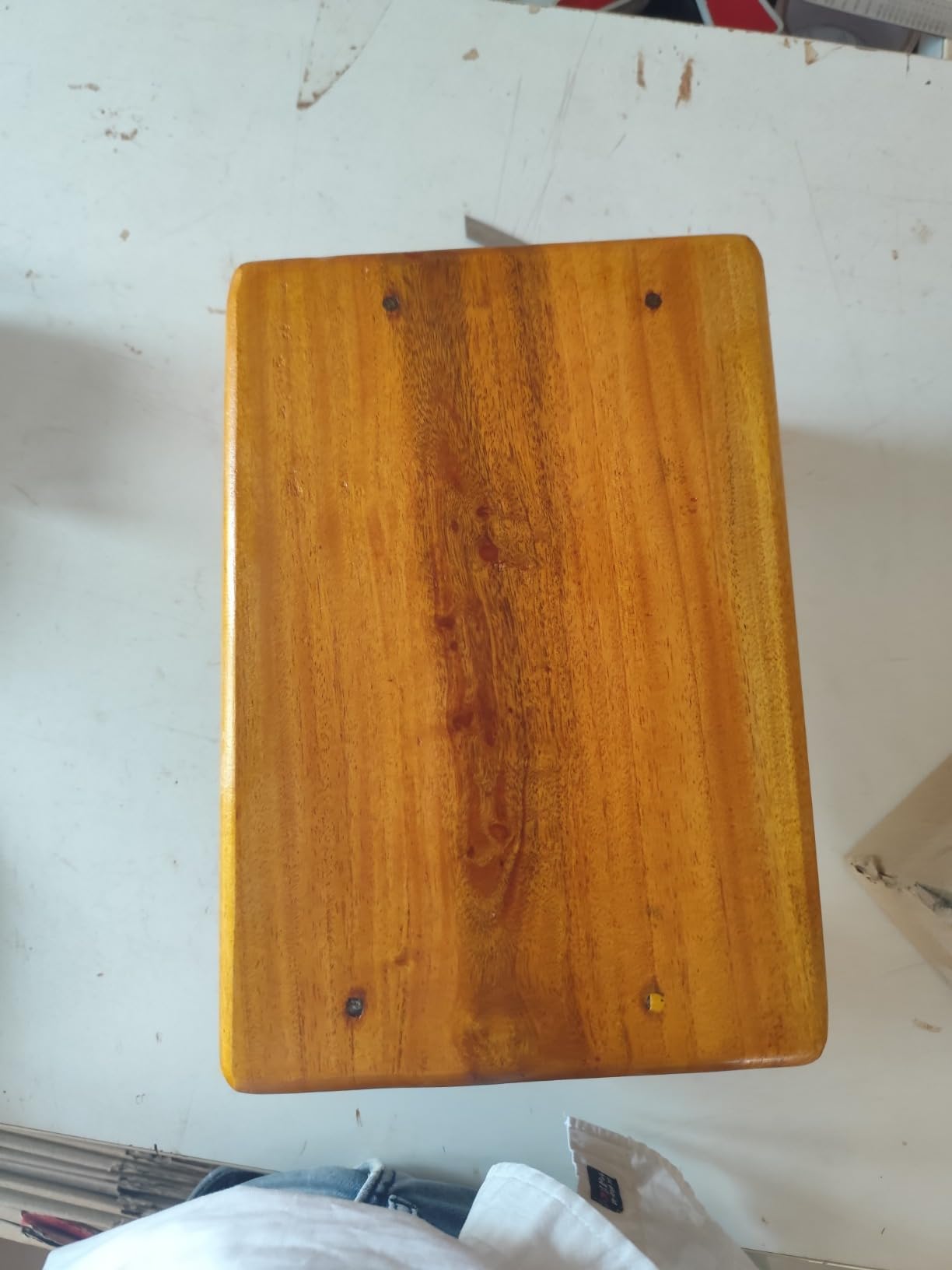 MEXZA Traditional Handcrafted Wooden Stool palaka for Kitchen Puja ...