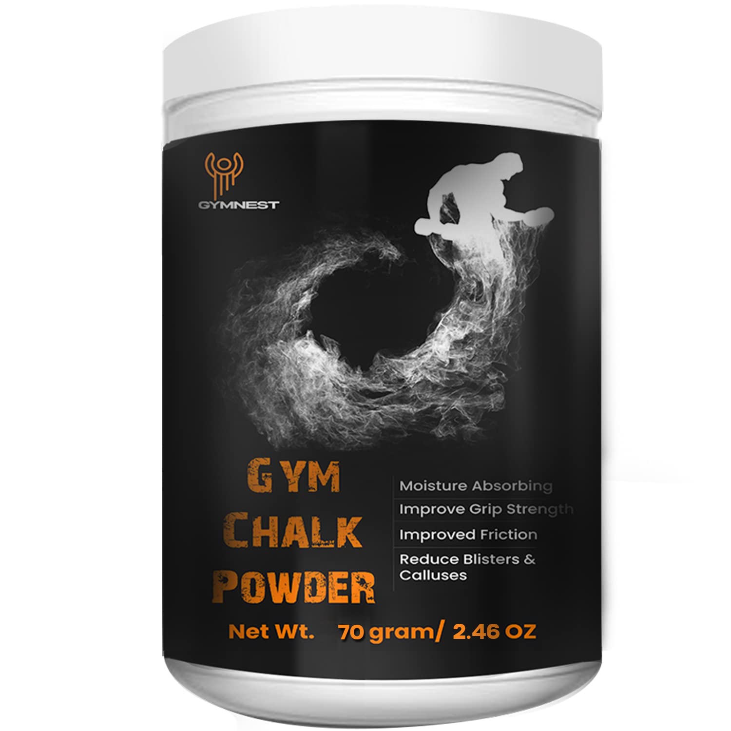 Gym Chalk Powder 70 Gm for Workout, Weightlifting, Powerlifting ...