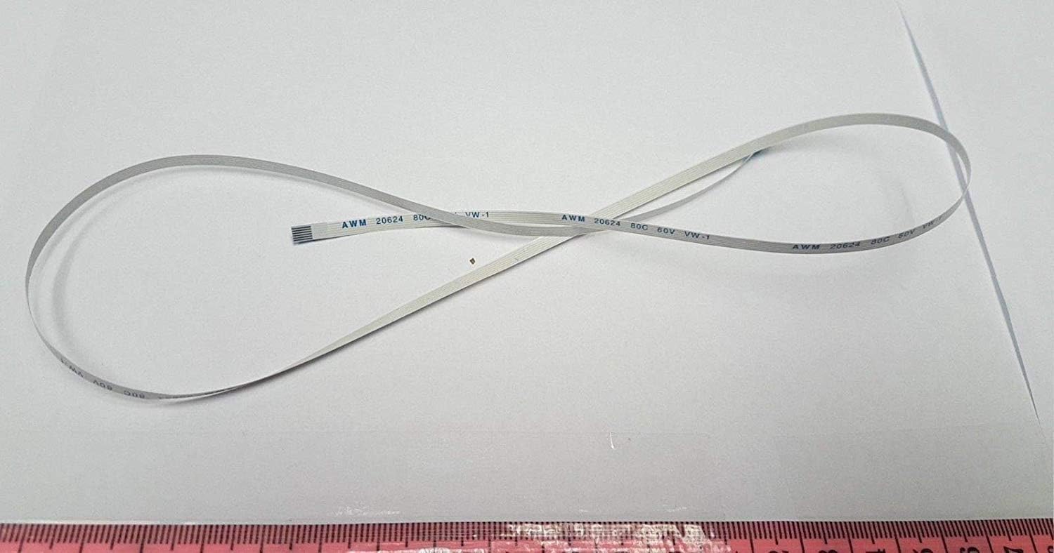 Amazon.com: AWM 20624 80C 60V VW-1 60 cm Long 0.4 cm Wide 6 Pin Flex ...