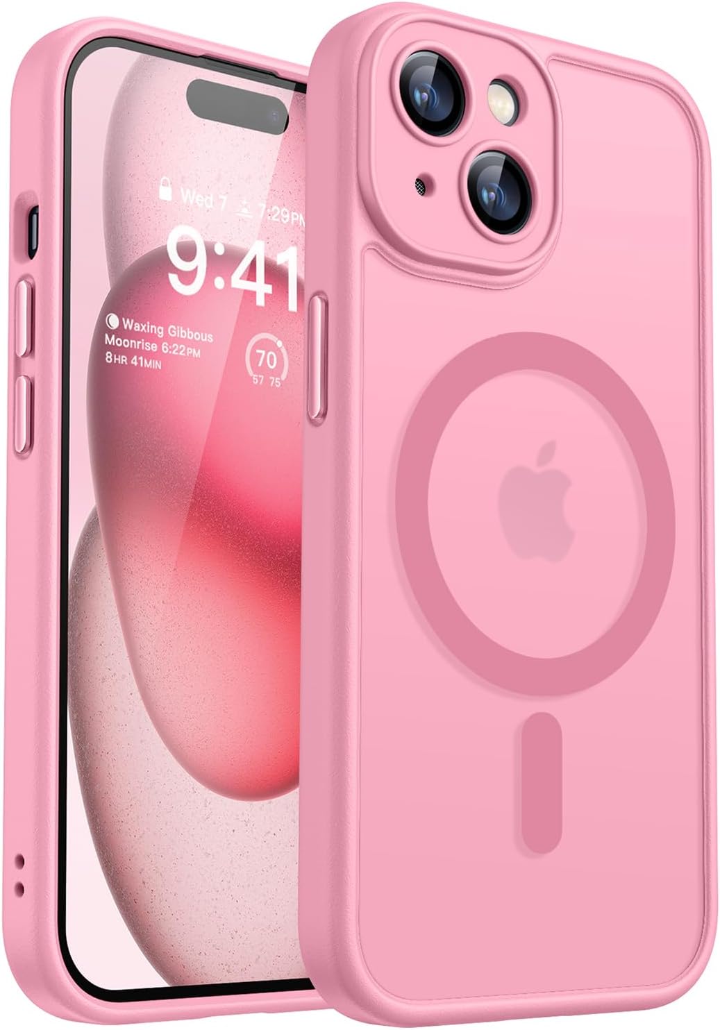 CANSHN Magnetic Compatible with iPhone 15 Case, Upgraded [Full Camera ...
