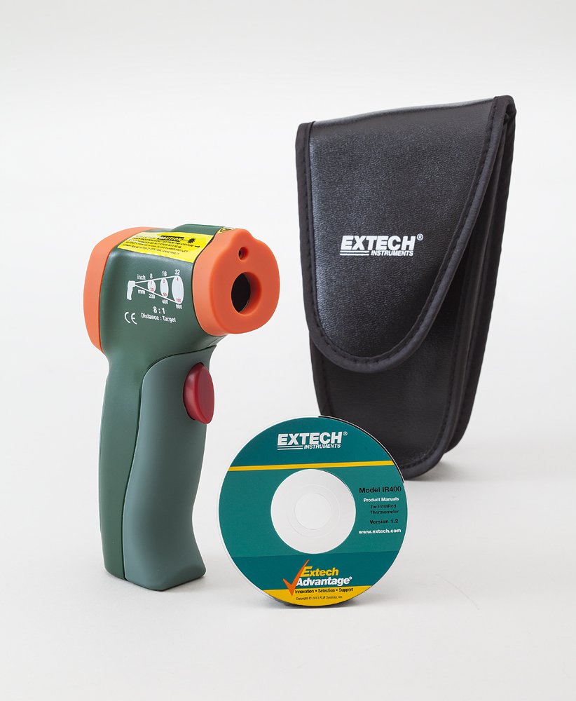 Snapklik.com : Extech IR400 Mini IR Thermometer Green