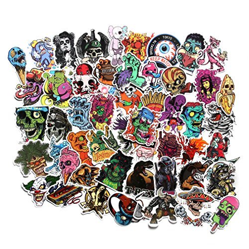 Horror Stickers Pack 100pcs Vinyl Punk Terror Stickers Horror Theme ...