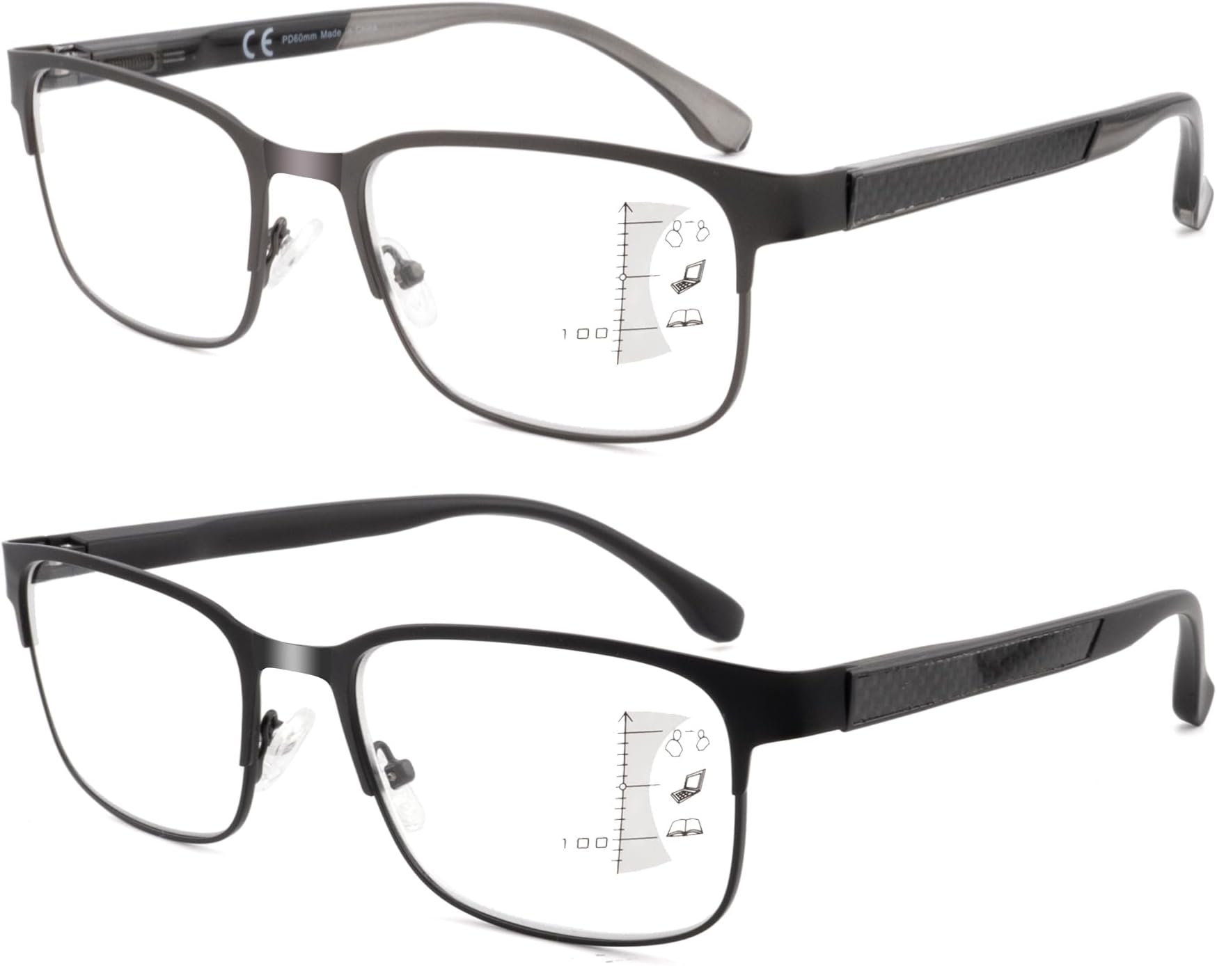 Amazon.com: Progressive Reading Glasses 3.0,Clear Reader for Men and ...