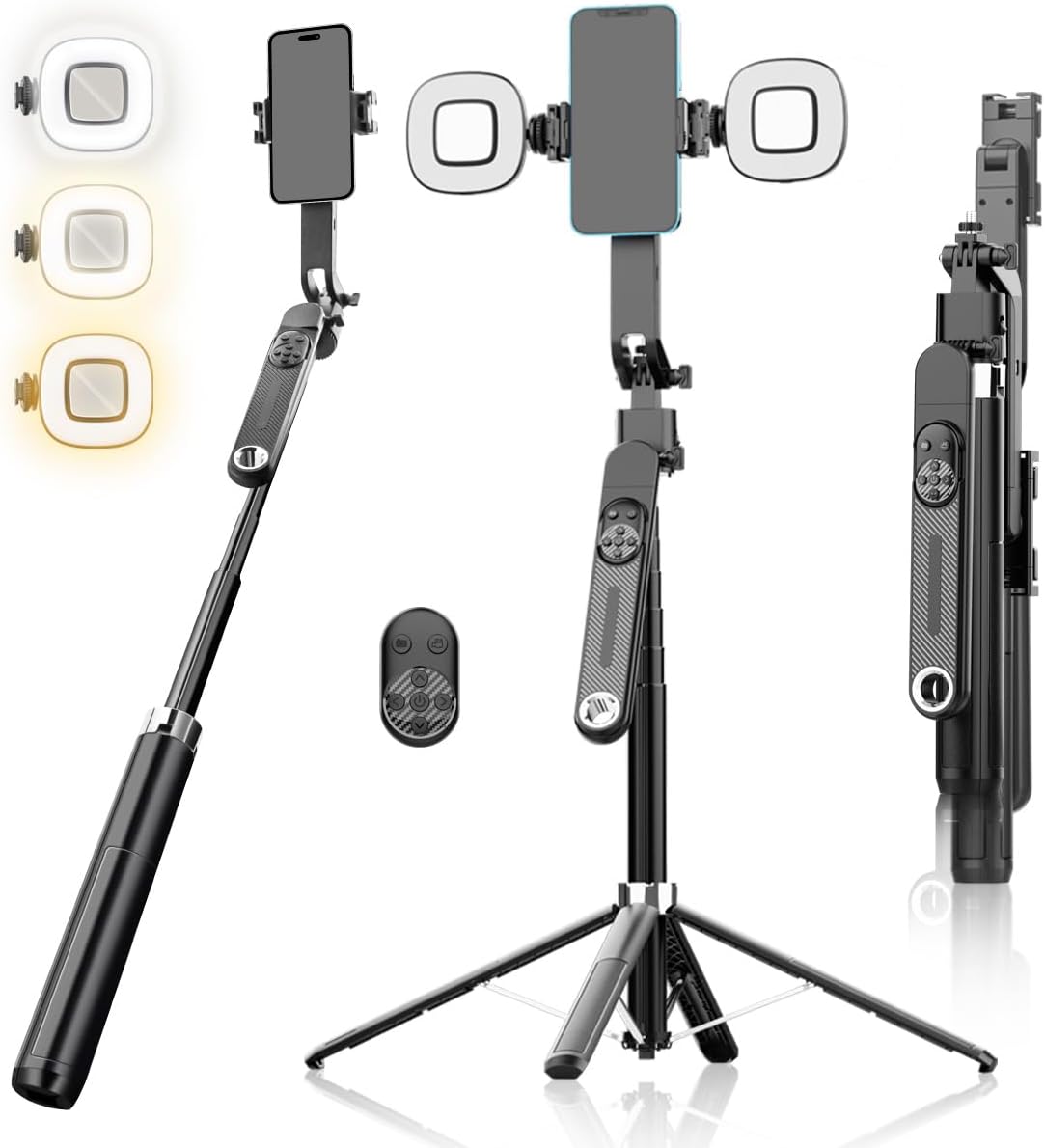 Amazon.com: Performance Master 71" Smart Tracking Selfie Stick & Tripod ...