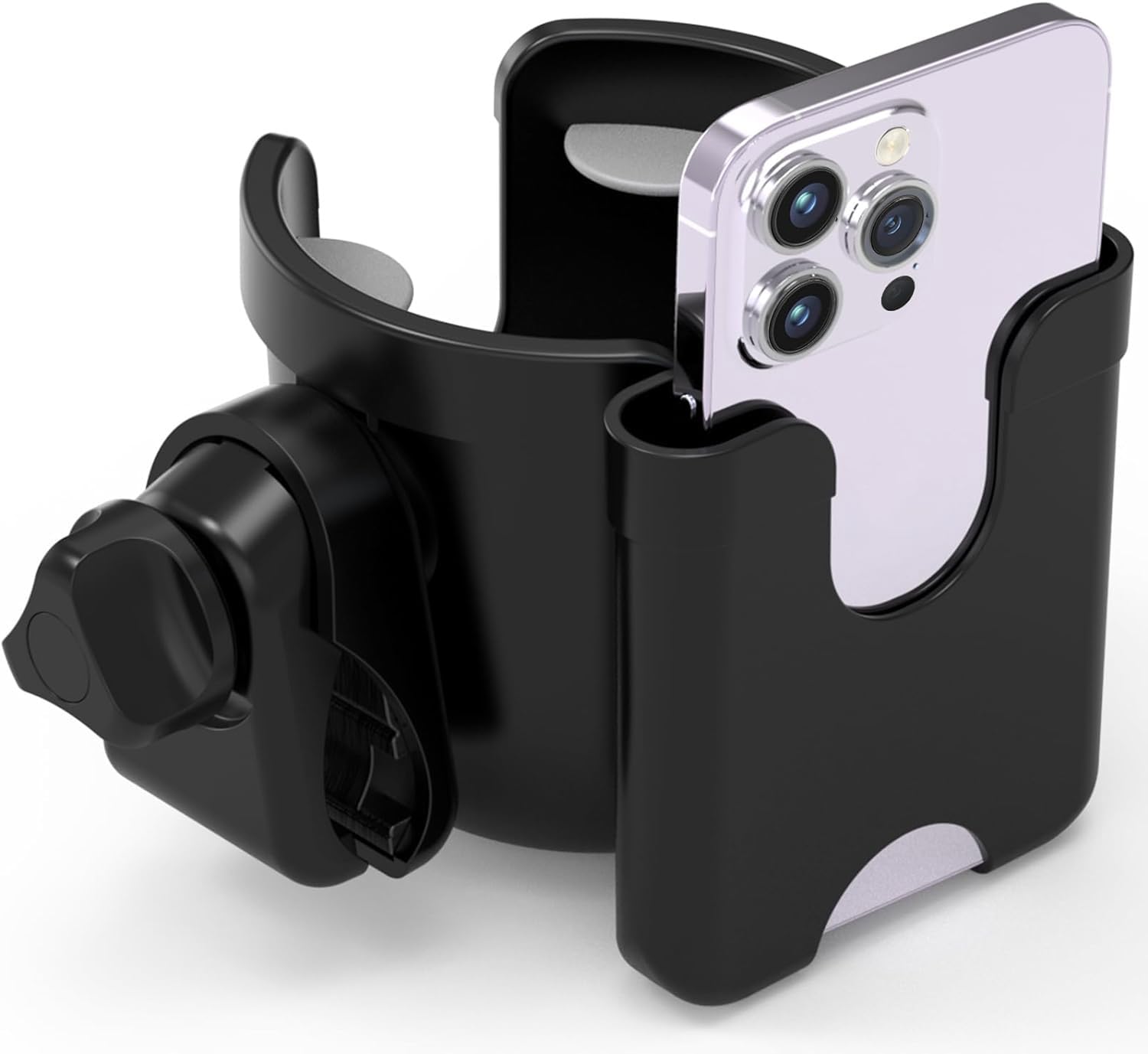 Stroller Cup Holder with Phone Holder, Bottle Holder for Wheelchair ...