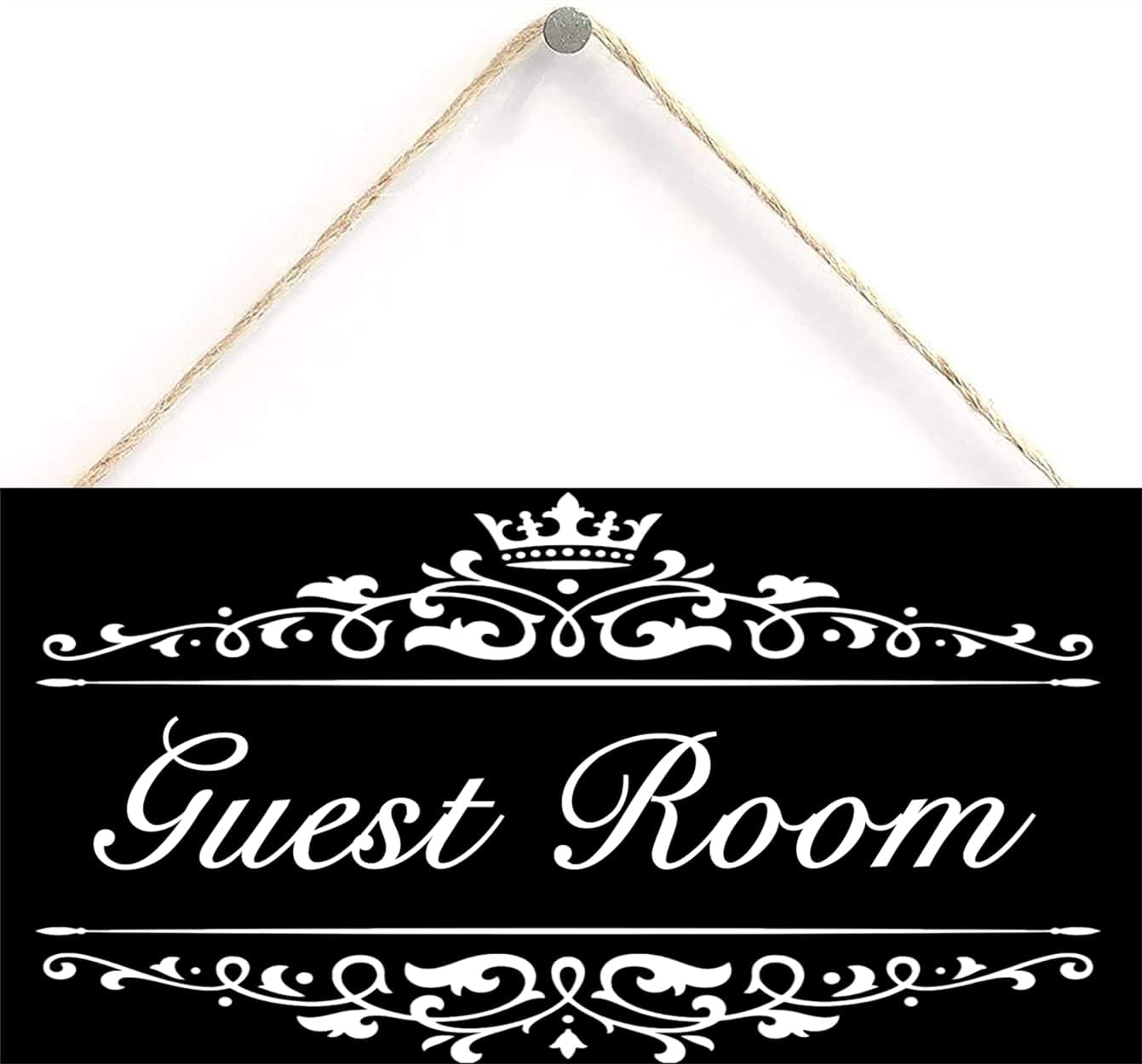 Amazon.com: Hty Guest Room - Rustic Sign Plaque 10"x5"（25x12.5 cm ...