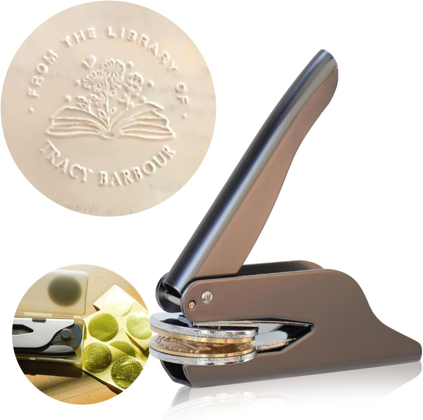 Book Embosser Personalized | from The Library of | Custom Embosser with ...