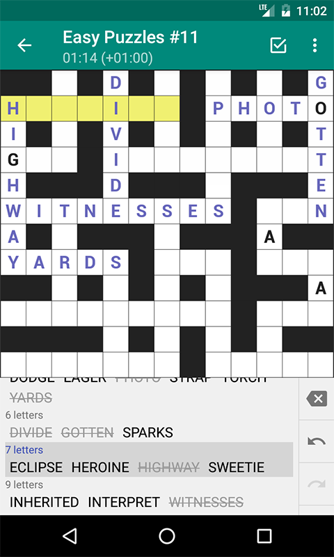 Fill-In Crosswords - App on Amazon Appstore