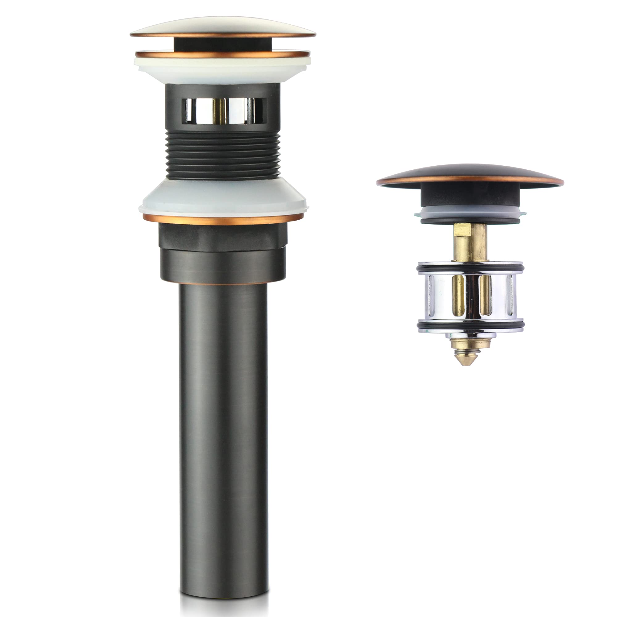 Amazon.com: ORB Vessel Sink Drain with Overflow, Lavatory Bathroom ...