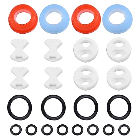 24Pcs Tap Washers for Mixer Taps, Tap Valve Cartridge Replacement Kit ...