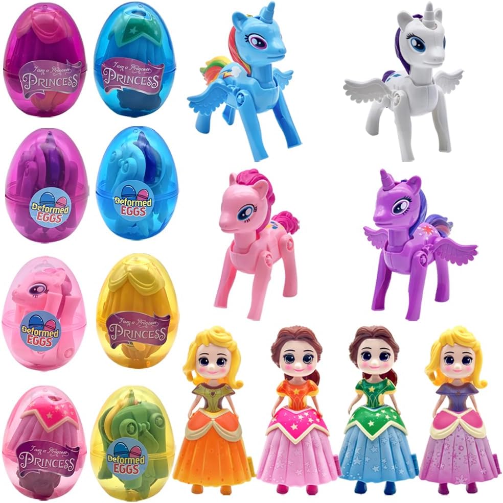 Amazon.com: FUNKY WIZARD 4Pack Easter Jumbo Princess Deformation ...