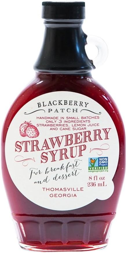 Amazon.com : BLACKBERRY PATCH Raspberry Syrup, 8 OZ : Grocery & Gourmet ...