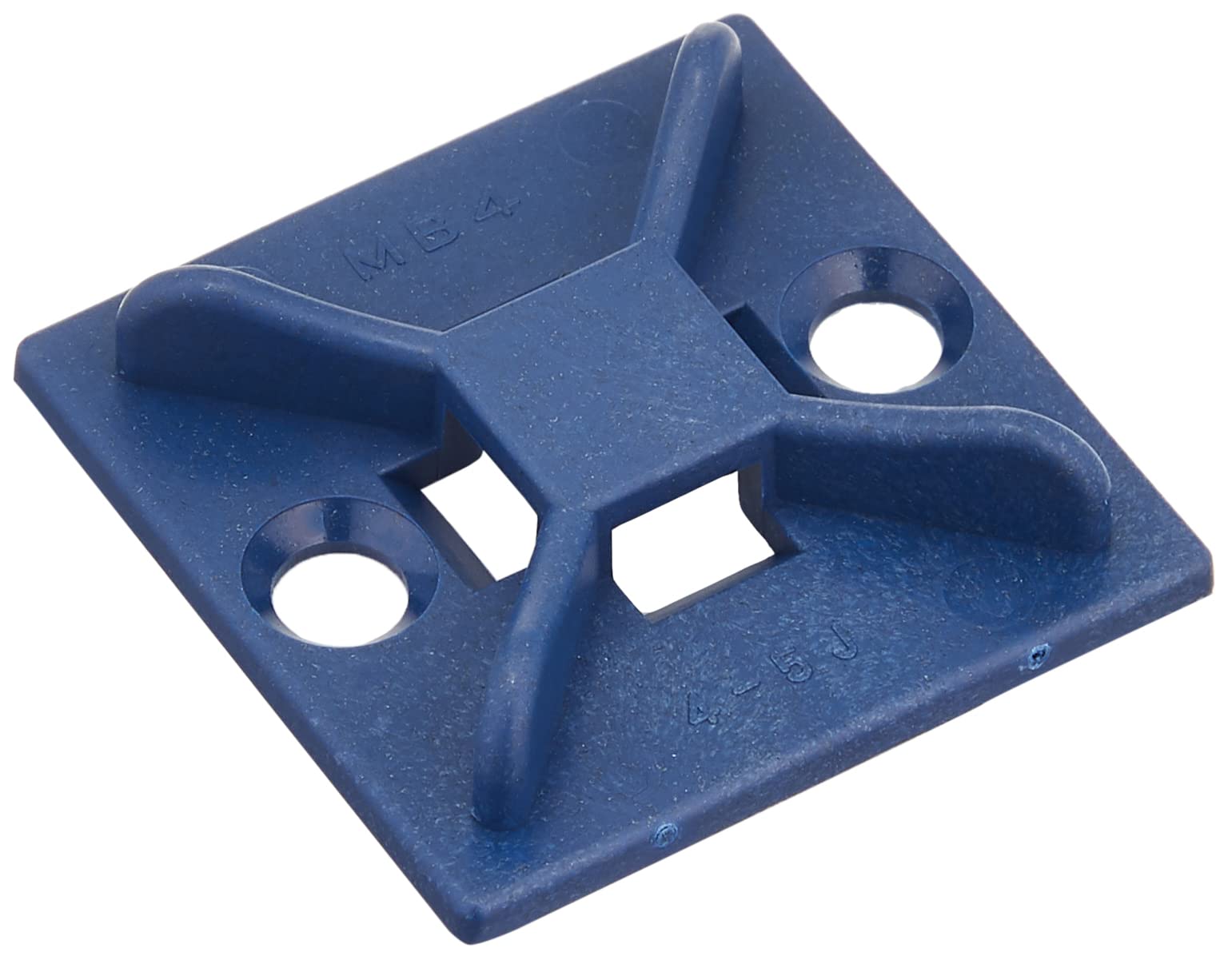 Amazon | ヘラマンタイトン インシュロック メタルコンテントタイ用固定具(ビス止めタイプ) MCMB4A-BLU_100個入り | 電設用部品・資材 | DIY・工具・ガーデン 通販