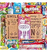 Amazon.com : VINTAGE CANDY CO. 1980s RETRO CANDY GIFT BOX - 80s ...