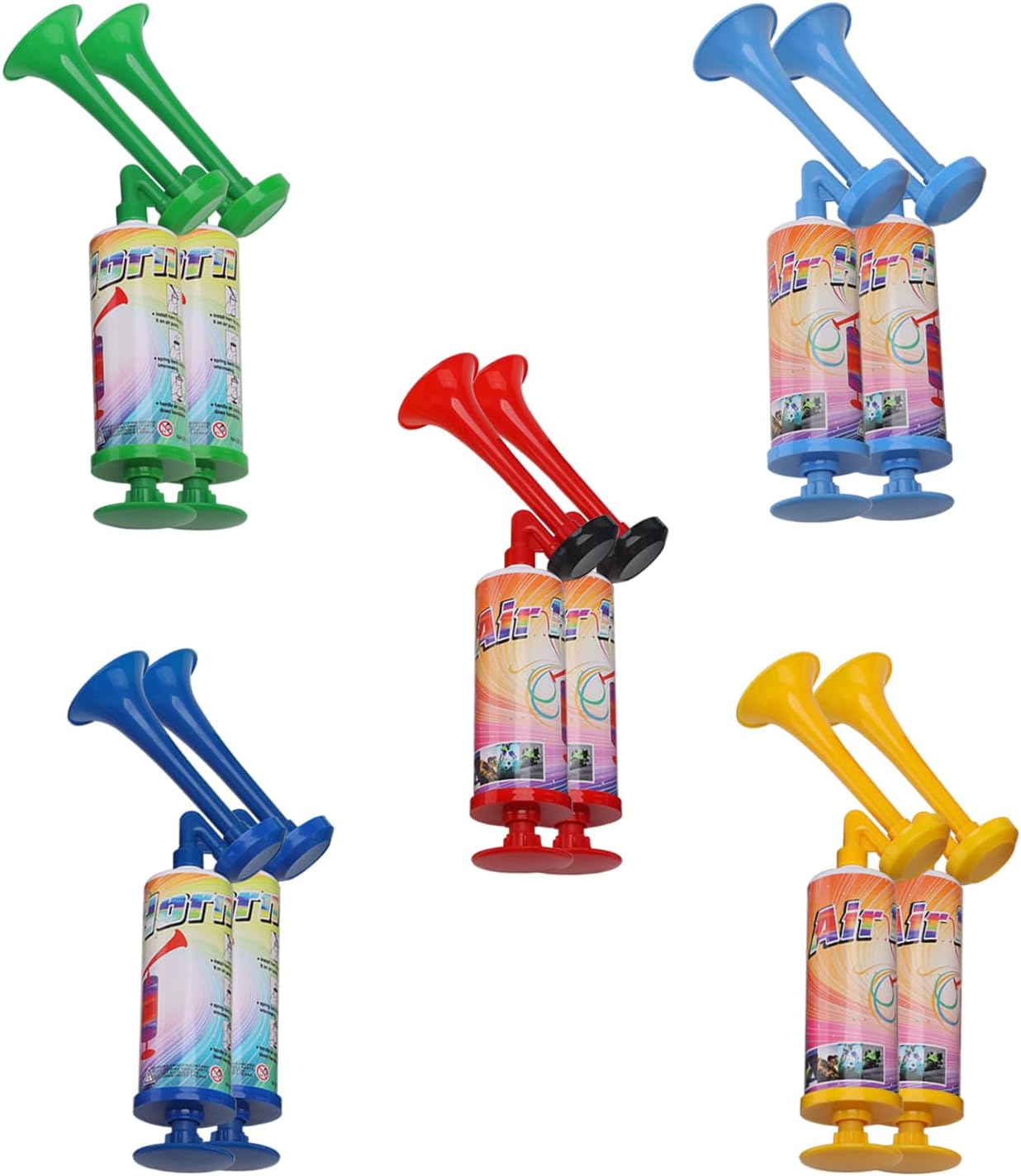 Amazon.com: AOLIHAN Noise Makers Prank Kit, Set of 2 Mini Air Horns ...