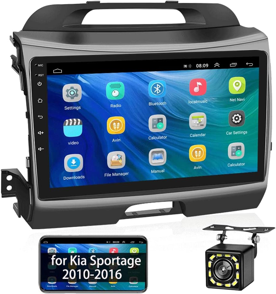 Podofo Car Stereo Radio for Kia Sportage 2010 2012 2013 2014 2015 2016 ...