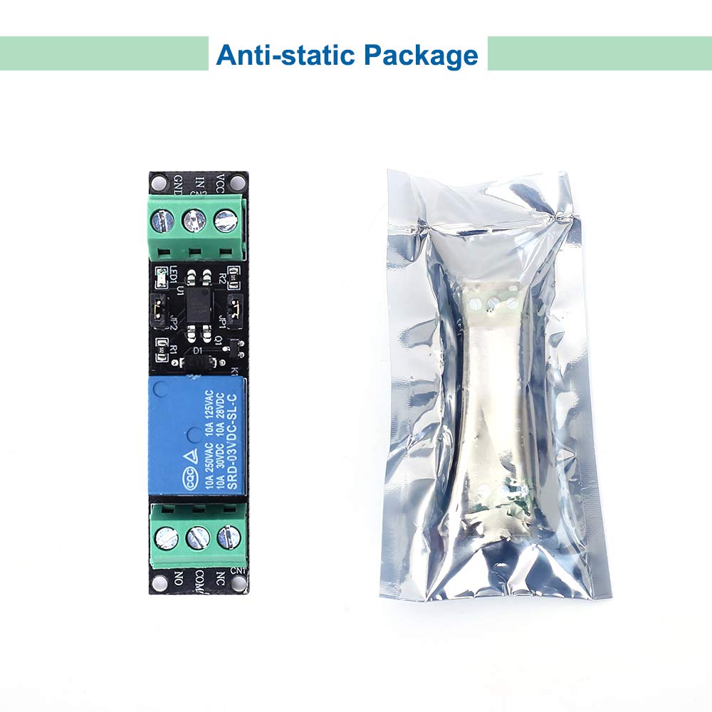 3V Relay Power Switch Board, Icstation 1 Channel Optocoupler Module ...