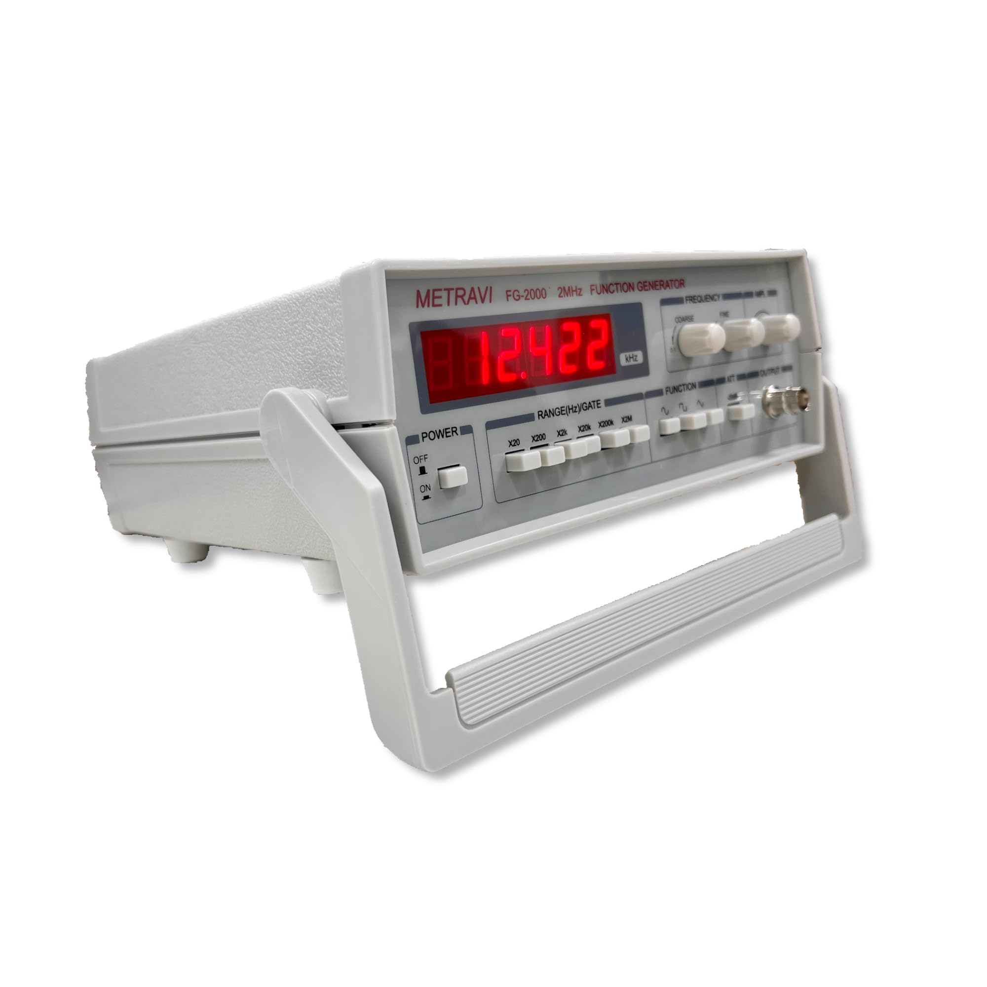 Metravi FG-2000 2MHz Function Generator with 6 LED digit display ...