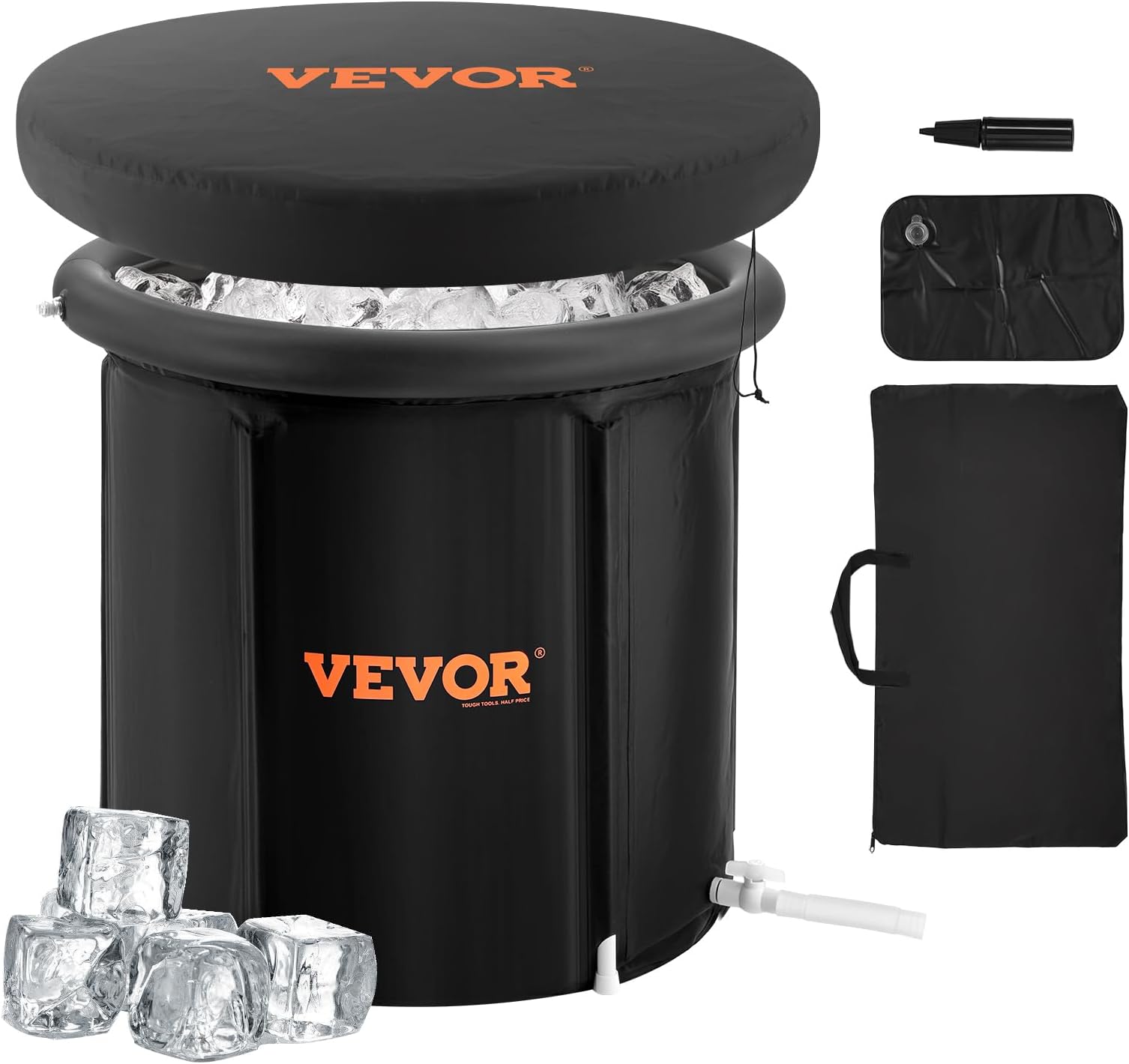 Polar Ice Bath Recovery Tub / 370L Portable Ice Bath for Cold Water ...