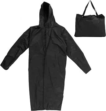 Hooded Raincoat, Waterproof Outdoor Long Rainwear Portable Rain Coat ...