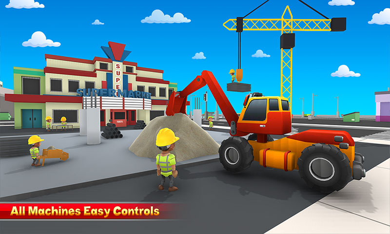 Super Market Construction New Building Construction Game, Supermarket ...