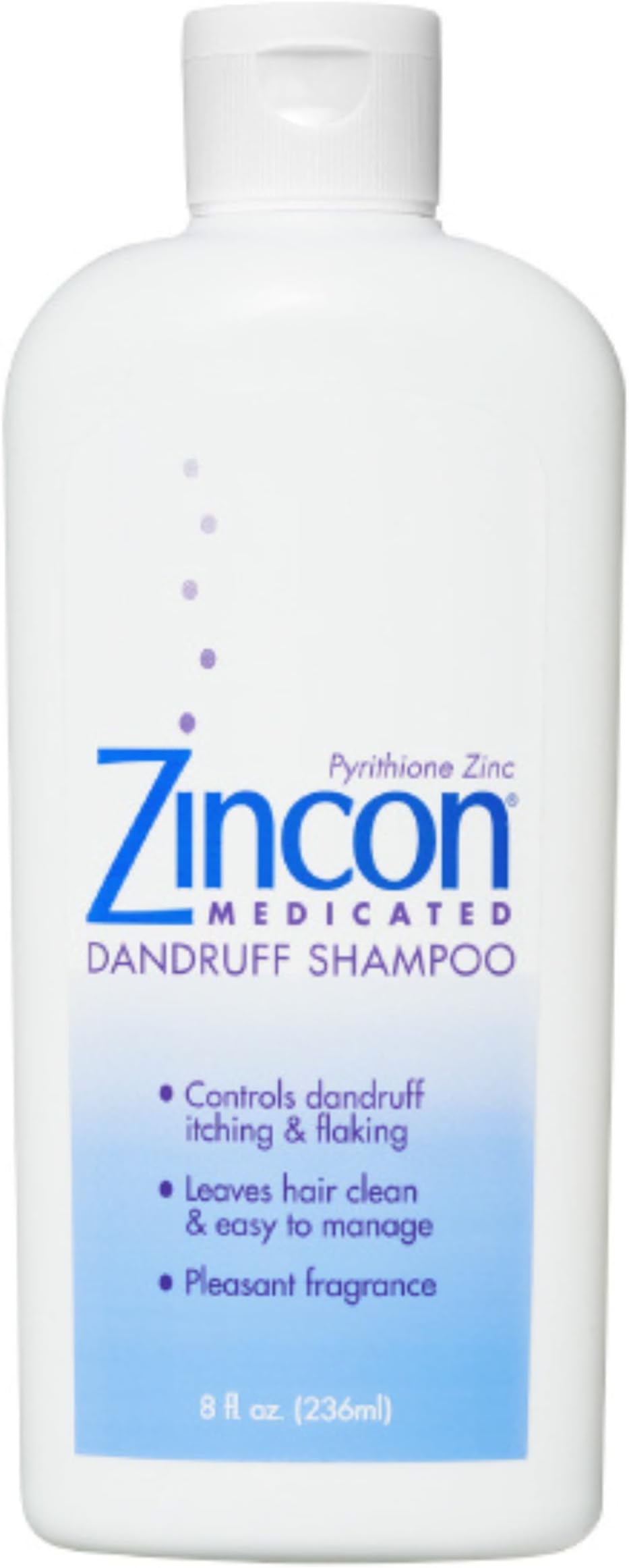 Amazon.com : Zincon Medicated Dandruff Shampoo, 8 fl oz (Pack of 2 ...